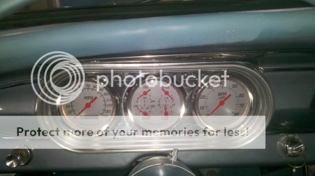 My new Omega Kustom Gauges | Chevy Nova Forum